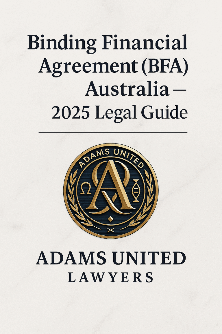 Binding Financial Agreement Australia (2025 Guide) | Fixed Fee